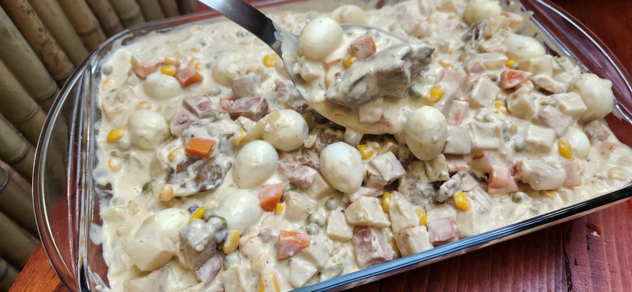 Sipo Egg (Creamy Quail Egg with Ham & Liver) - Mommy K Recipes