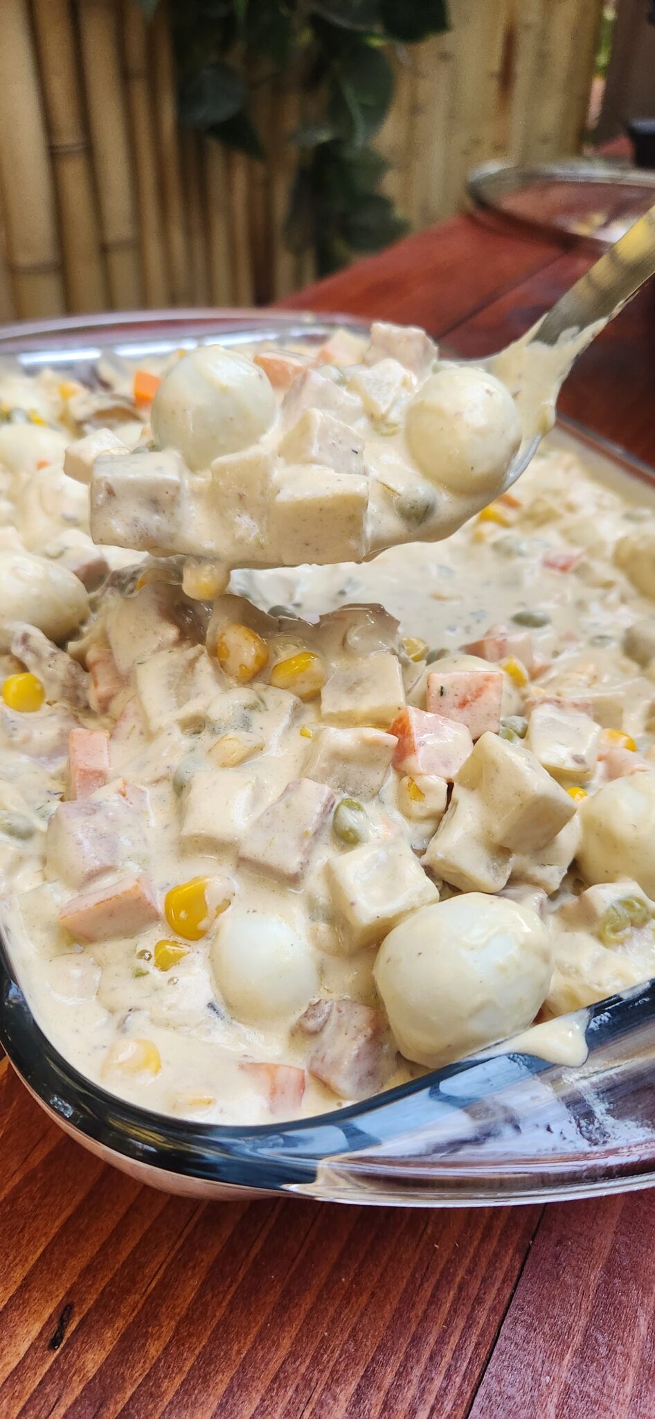 Sipo Egg (Creamy Quail Egg with Ham & Liver) - Mommy K Recipes
